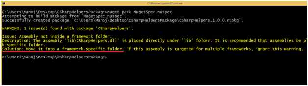 Creating a Nuget Package